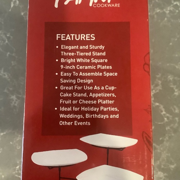 Parini | Dining | 3 Tier Square Serving Tray Set | Poshmark